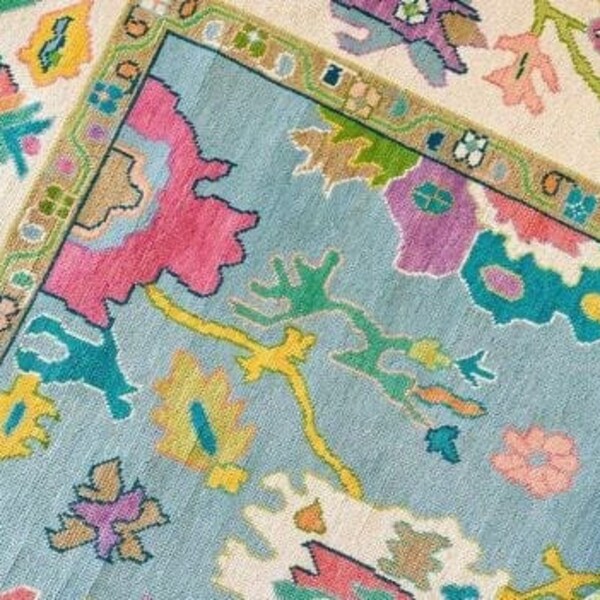 Oushak Rugs - Etsy