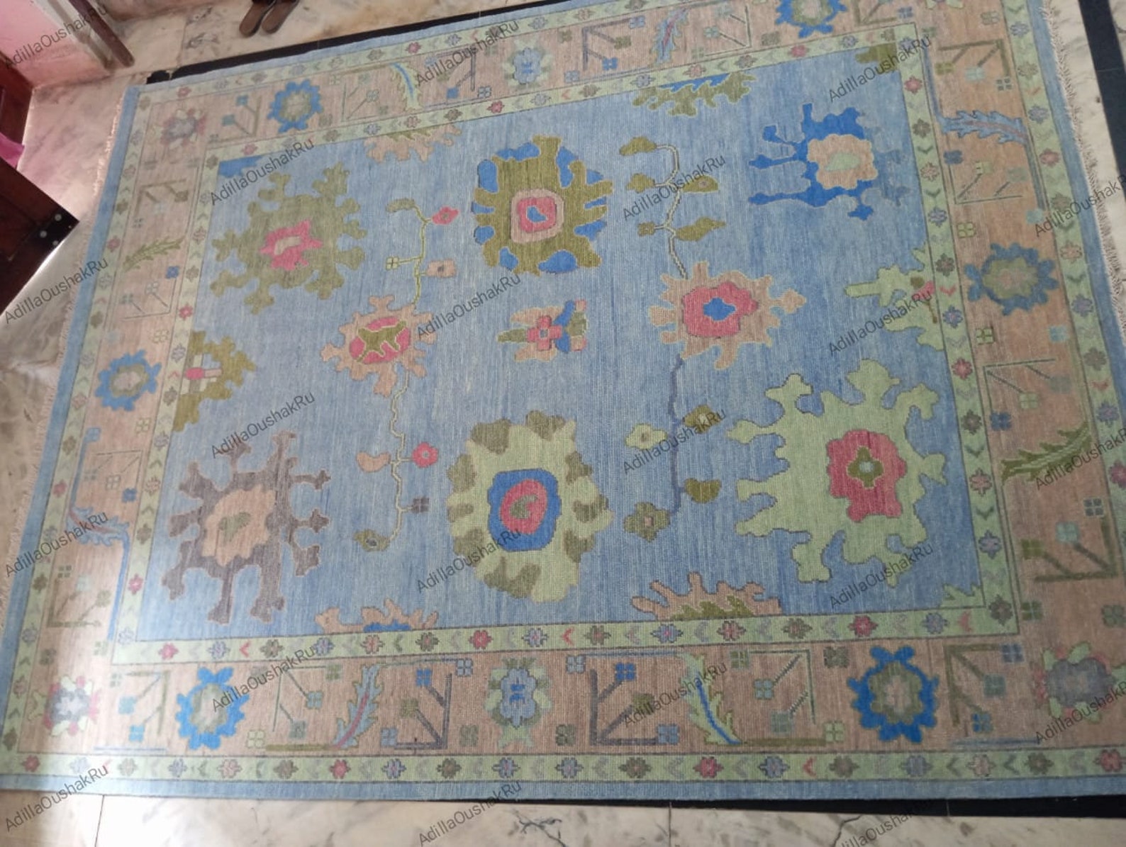 Oushak Rugs Living Room Pastel Oushak Rug 8x10 9x12 Custom Oushak - Etsy