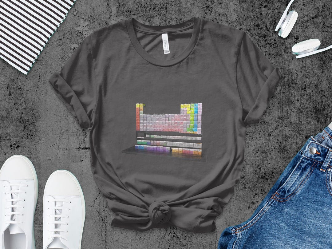 Periodic Table of Elements Colorful Design T-shirt, Hoodie, Sweatshirt ...