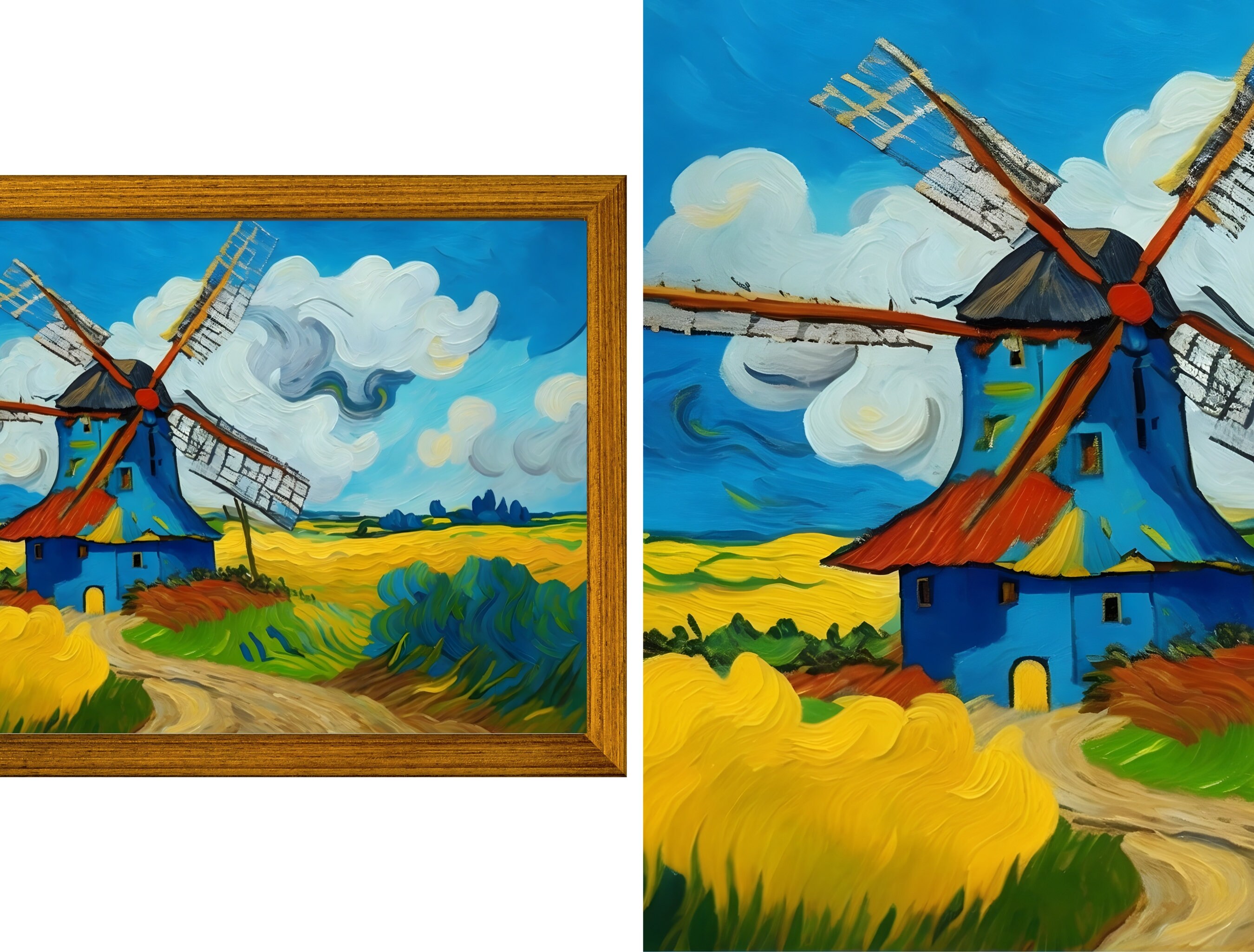 Set of 40 Samsung Frame TV 8K Art Van Gogh Painting Van Gogh Frame Art ...