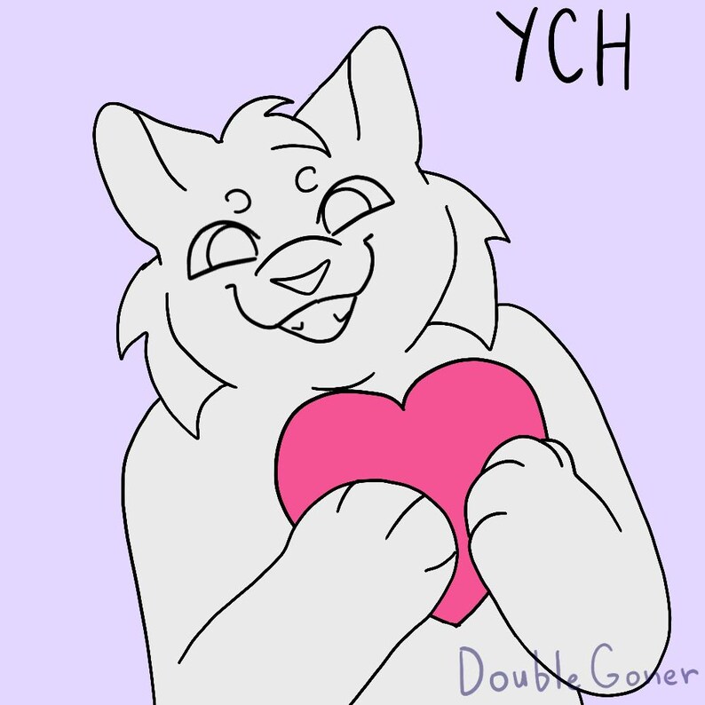 ANIMATED Valentine’s YCH Your Character Here Animal Furry Icon Profile ...