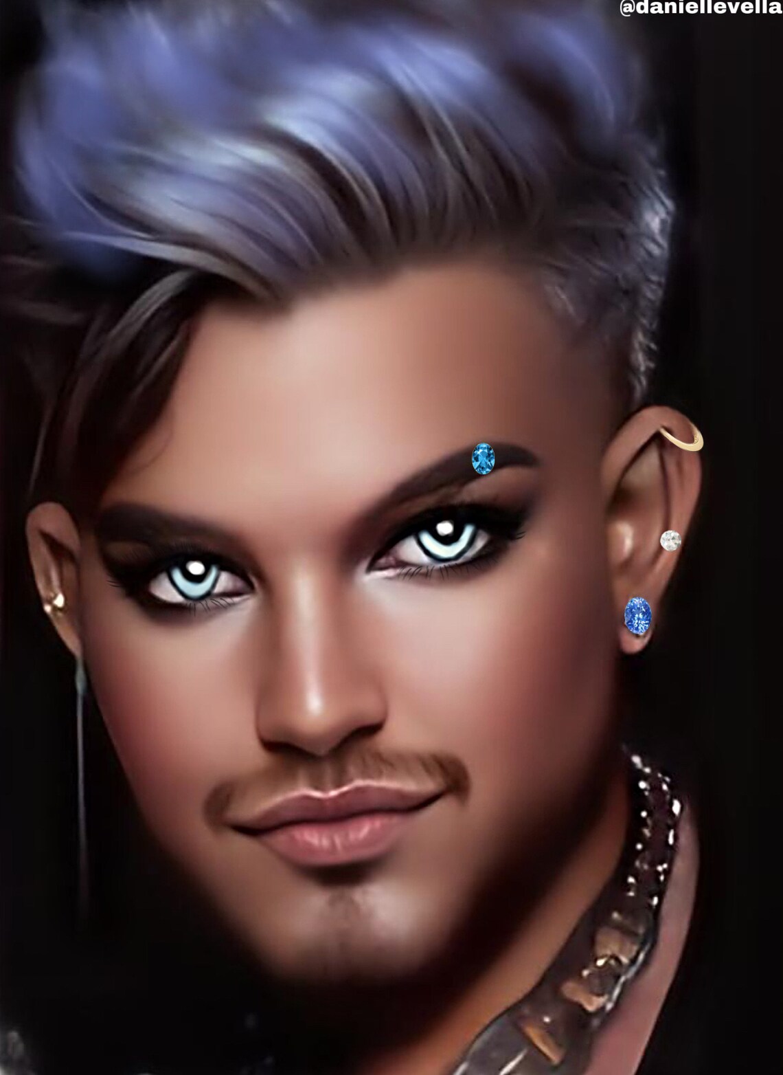 Adam Lambert Digital Drawing - Etsy