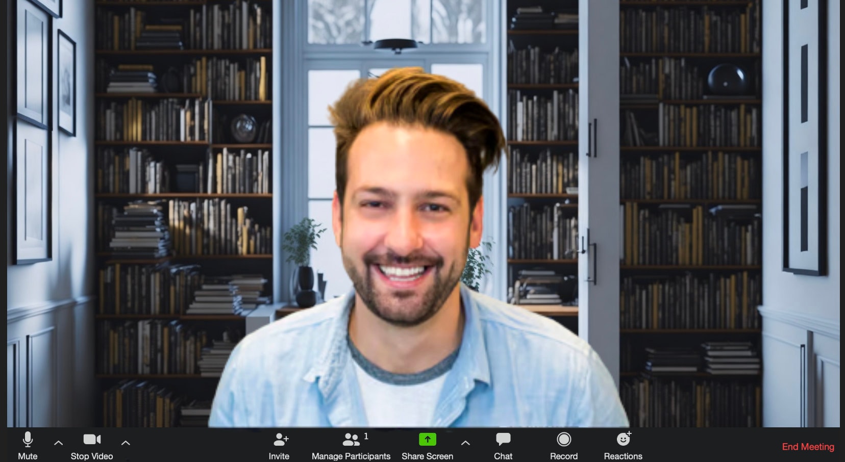 Zoom Virtual Background | City View Back Drop | Professional | Office ...