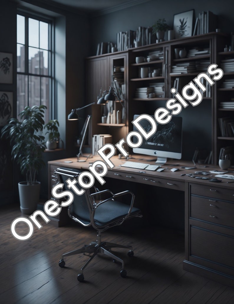 Zoom Virtual Background | Desk With City View Back Drop | Professional ...