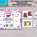 90's-themed Staff & Teacher Appreciation Week Printable Signs, Bundle ...