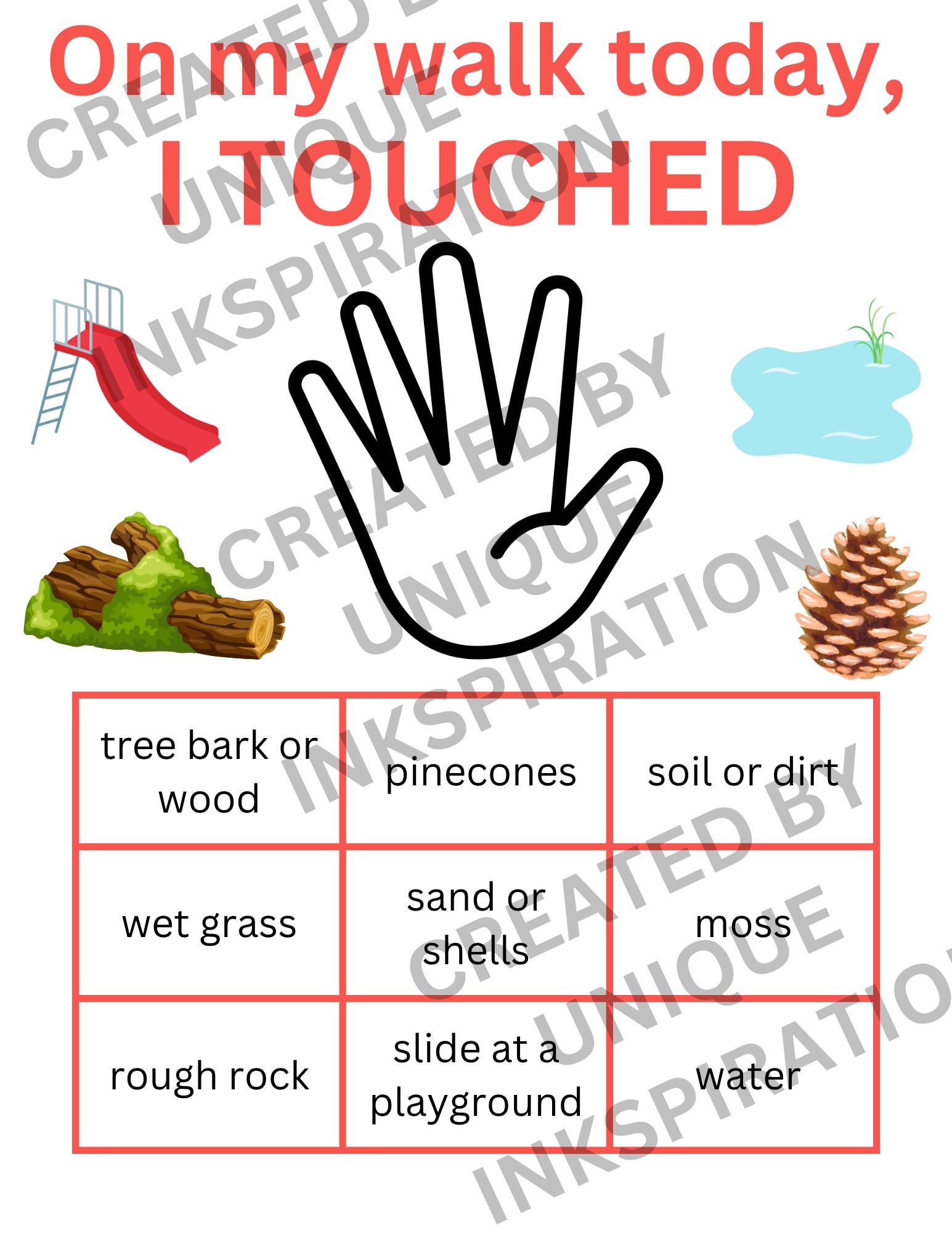 Sensory Nature Walk - Bundle for Kids - Etsy