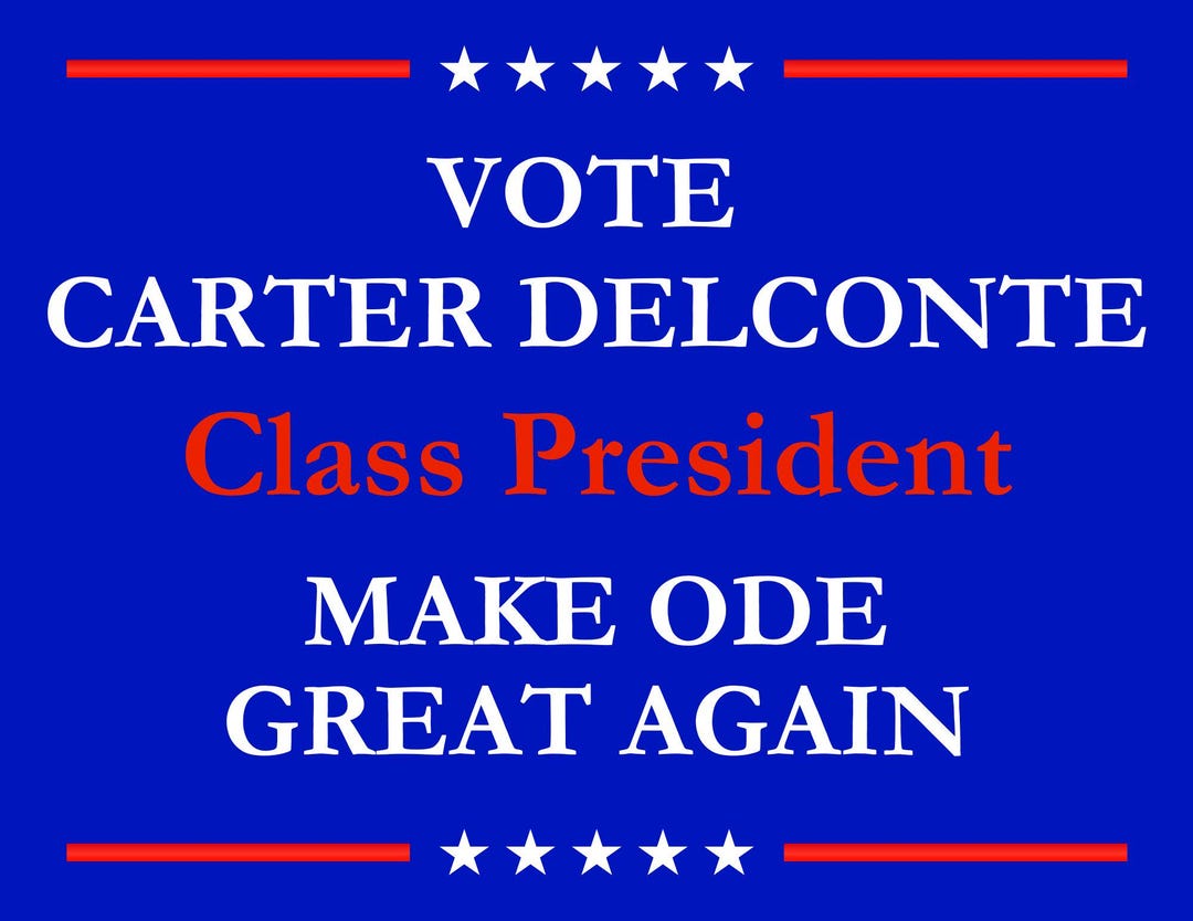 Class President Printable Signs - Etsy
