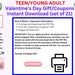 TEEN/YOUNG ADULT: Valentine's Day Coupons/gift - 21 Coupons, Vday Gift ...