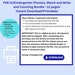 Pre-k/kindergarten Education Bundle, Phonics, Match & Trace Letters ...