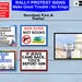 Rally Protest Signs Bundle, Digital Download , Make Good Trouble No ...