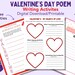 Valentine's Writing Pack: Acrostic Poem, Hearts of Love, & Expressive ...