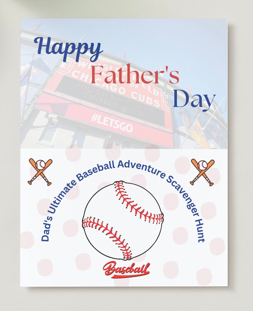 Personalized/custom Scavenger Hunt - Father's Day Digital Download ...