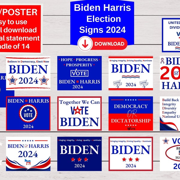 Harris 2024 Campaign - Etsy UK