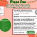 Pizza-themed Fun Activities Bundle: Mad Lib, Word Scramble, and Word ...