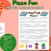 Pizza-themed Fun Activities Bundle: Mad Lib, Word Scramble, and Word ...