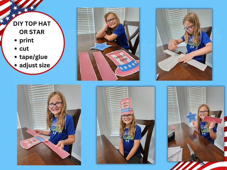 Uncle Sam Says Game, Fourth of July Activity, Fun and Engaging Kids ...