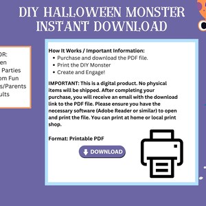 DIY Monster Creation Bundle, 40 Monster Traits Included, Classroom ...