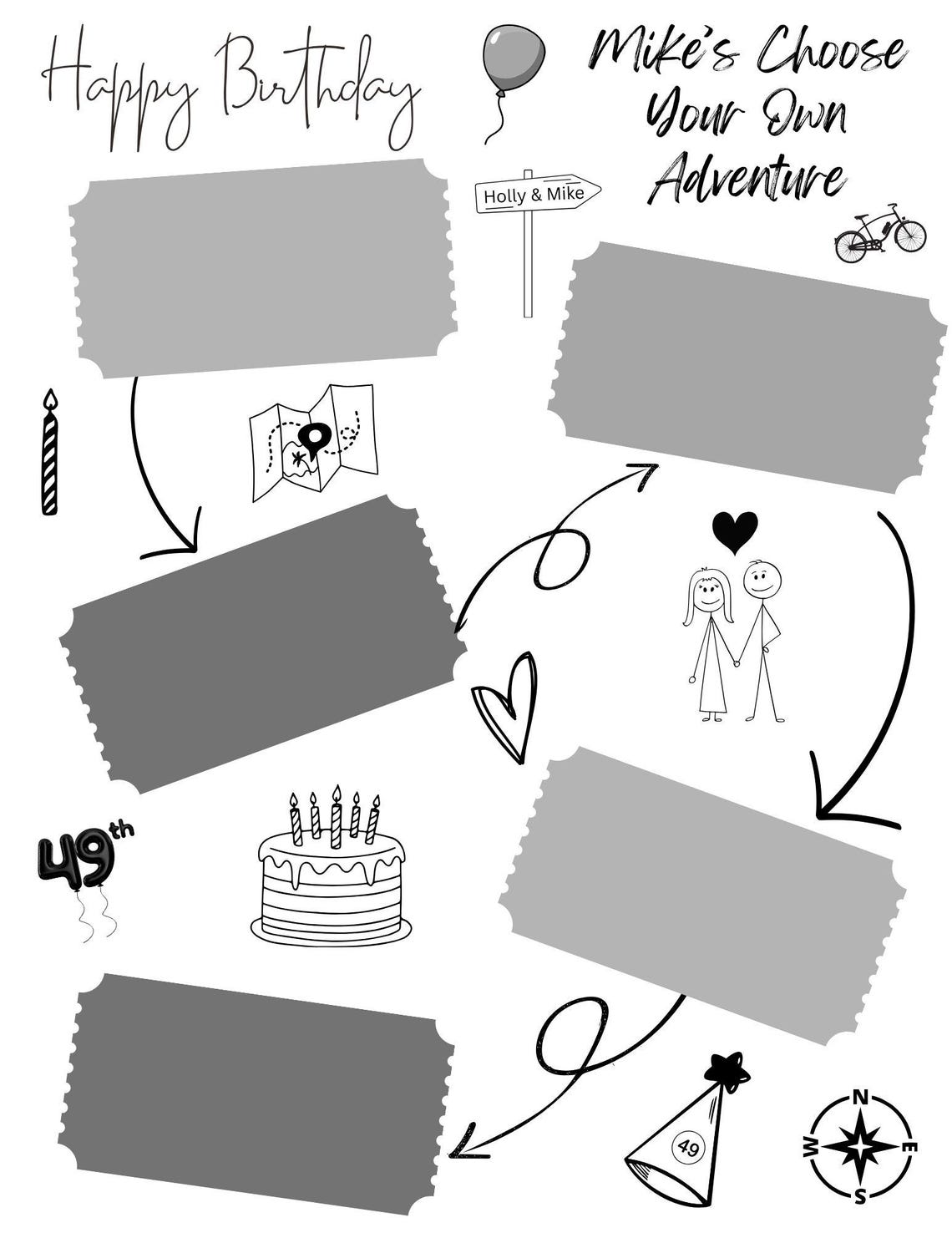 Custom- Create and Choose Your Own Adventure - Etsy