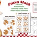 Pizza Math Worksheets, Fractions, Multiplication, Data Collection ...