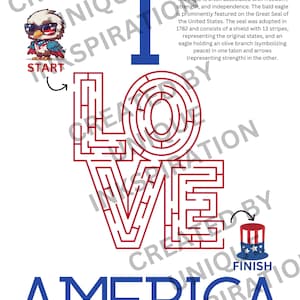 Fourth of July Patriotic Mazes- Printable Bundle, 4th of July, Holiday ...