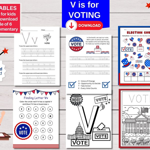 Elementary Election - Etsy