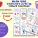 Math Puns: Colorful Valentine's Math Pun Notes, Printable Cards ...