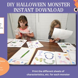 DIY Monster Creation Bundle, 40 Monster Traits Included, Classroom ...