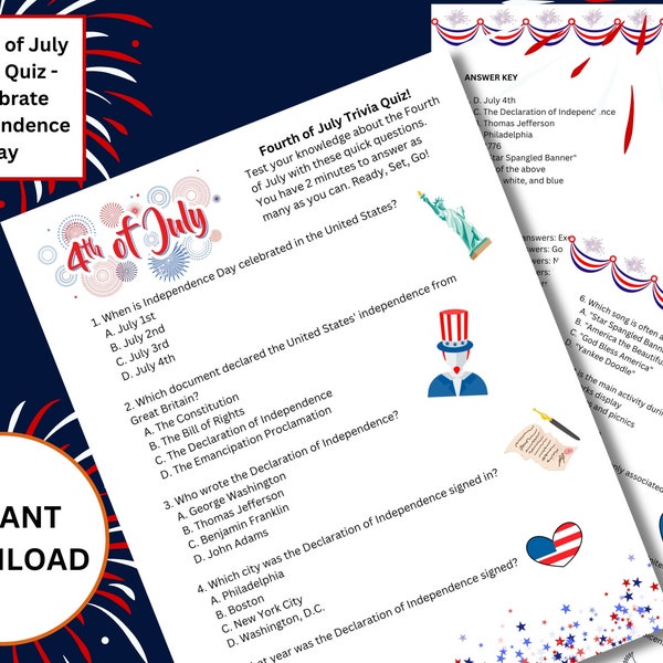 Firecracker Frenzy Fourth of July Minute to Win It Party Game Printable ...