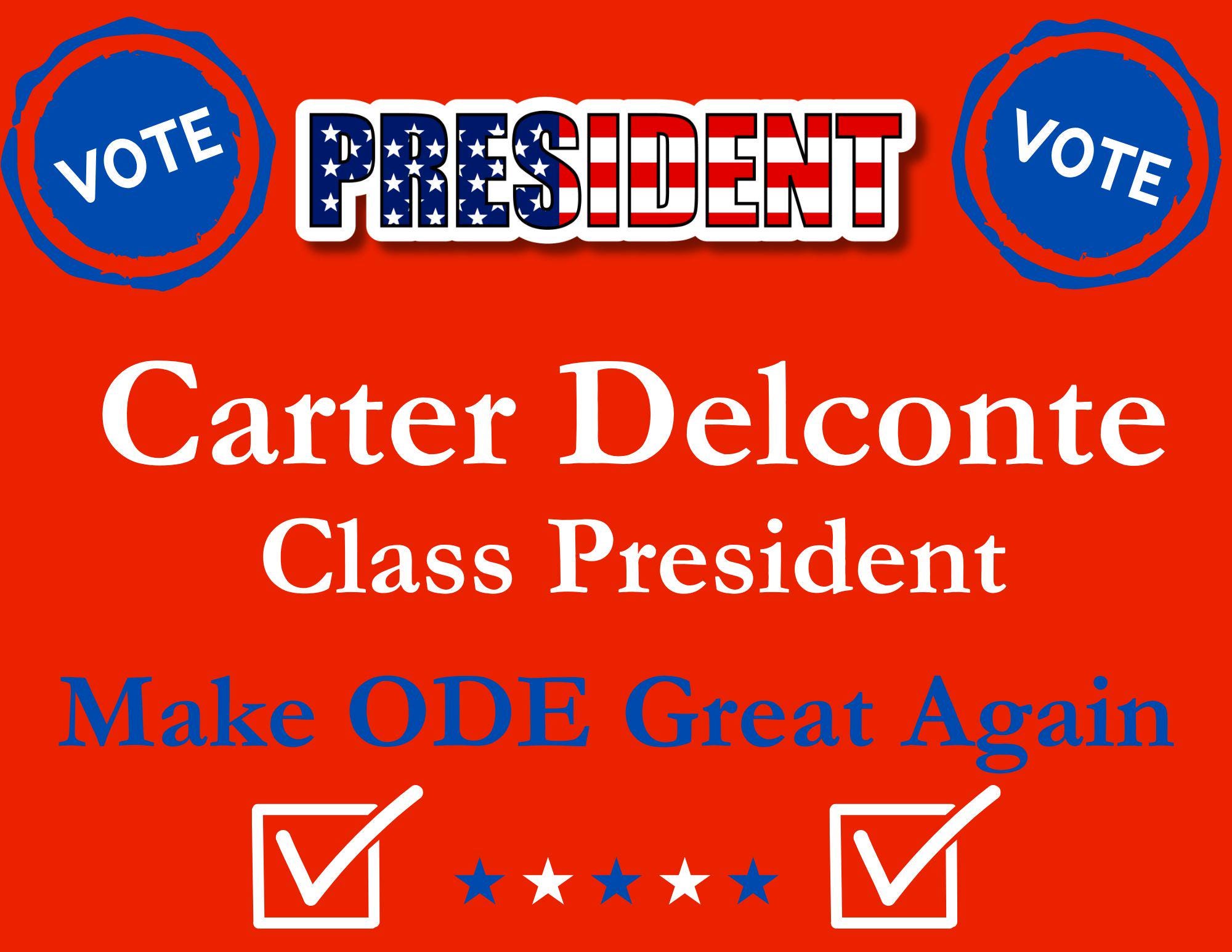 Class President Printable Signs - Etsy
