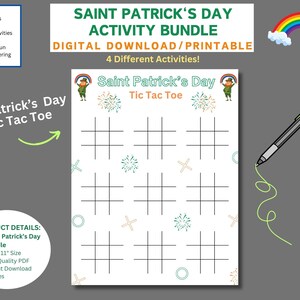 Saint Patrick's Day Digital Fun Pack, Scavenger Hunt, Word Play, This ...