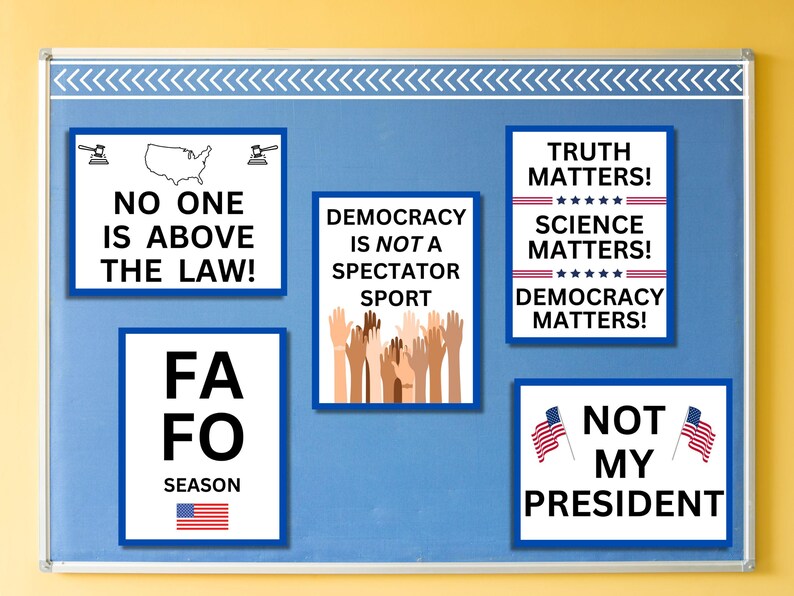 Rally Protest Signs - Digital Download, FAFO, 11 Posters for Protests ...