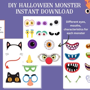 DIY Monster Creation Bundle, 40 Monster Traits Included, Classroom ...