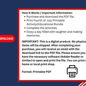 4th of July Activity Bundle for Learners - Phonics, Letter Tracing ...