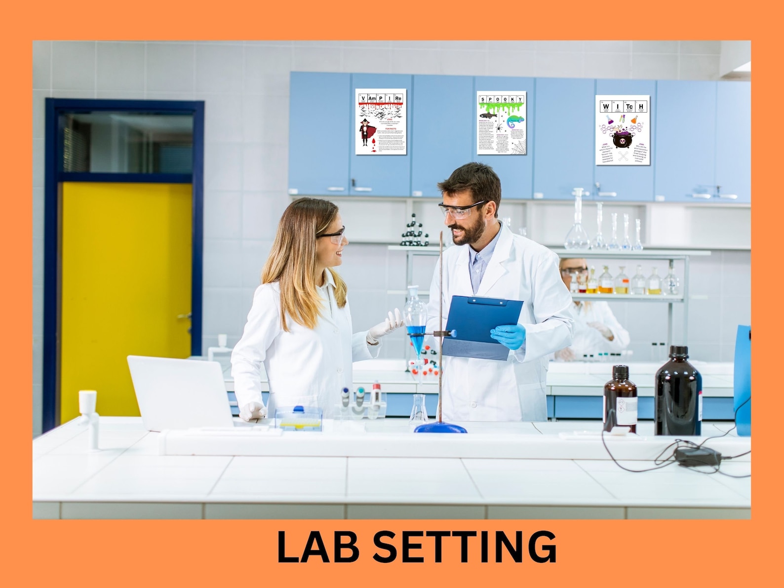 Periodic Table Halloween Science Posters, Halloween Decor, Classroom ...