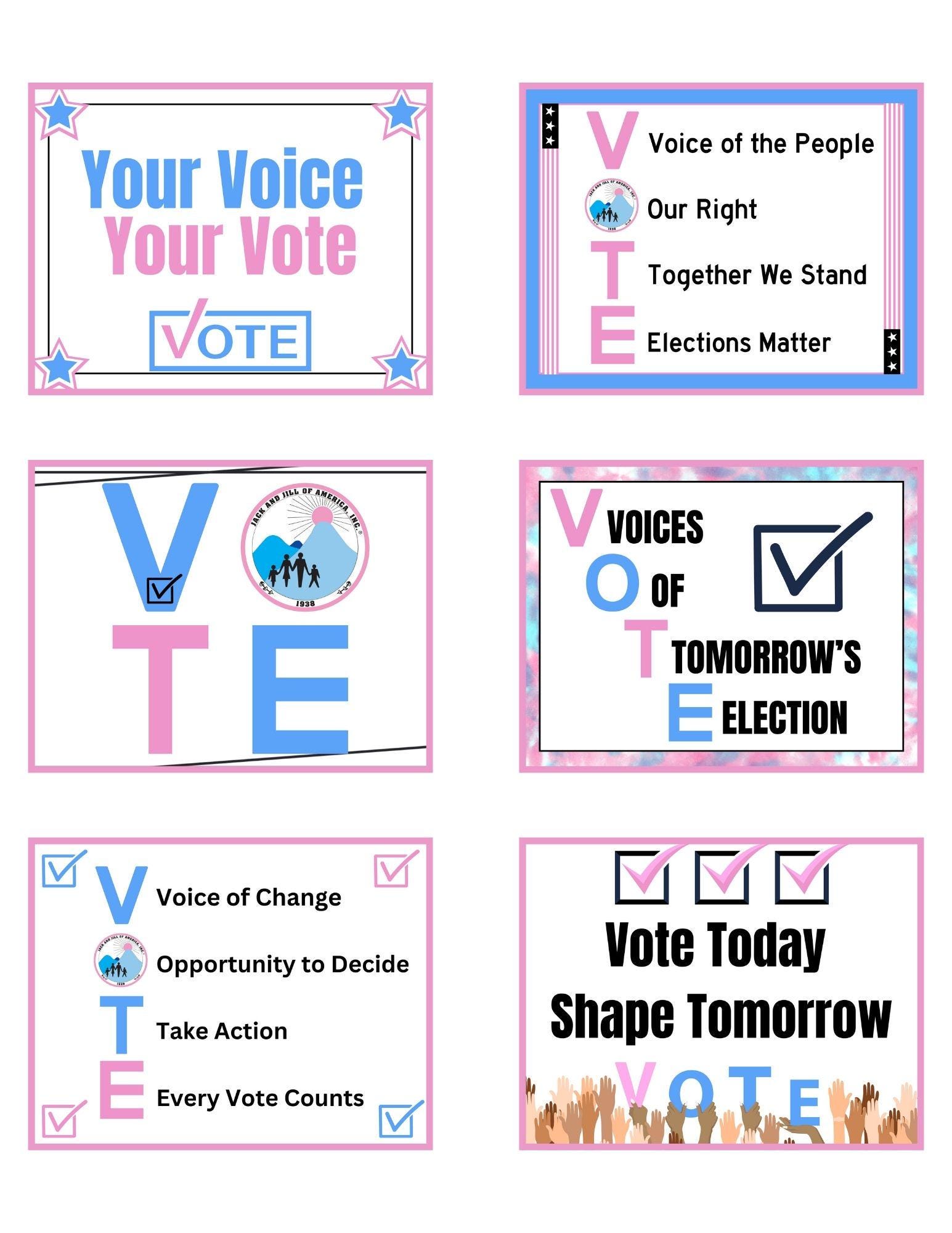 Jack and Jill of America Custom Voting QR Code Order for Treat Bags - Etsy