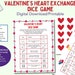 Valentine's Dice Game, Heart Exchange Game, School & Family Activity ...