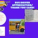 Cute School Bus Driver Appreciation Note/ Thank You Card, Class ...