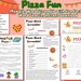 Pizza-themed Fun Activities Bundle: Mad Lib Word Scramble - Etsy
