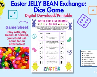 Easter Egg Exchange Dice Party Game, Class/family Activity, Group Game ...