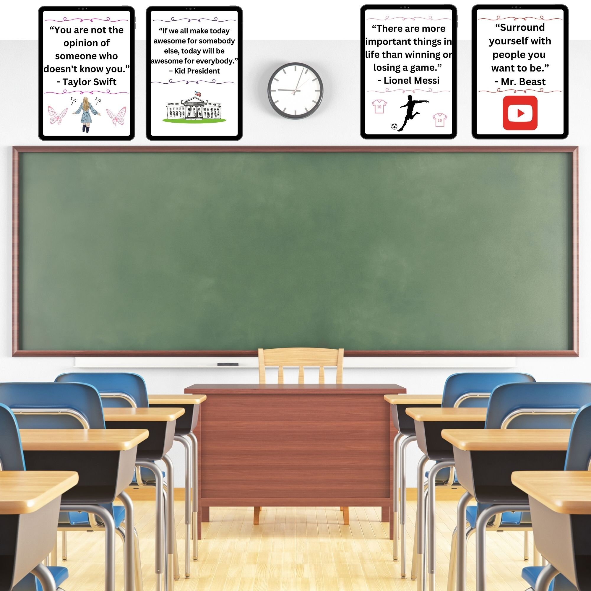 Motivation Posters With Inspirational Quotes, Bundle of 12, Instant ...