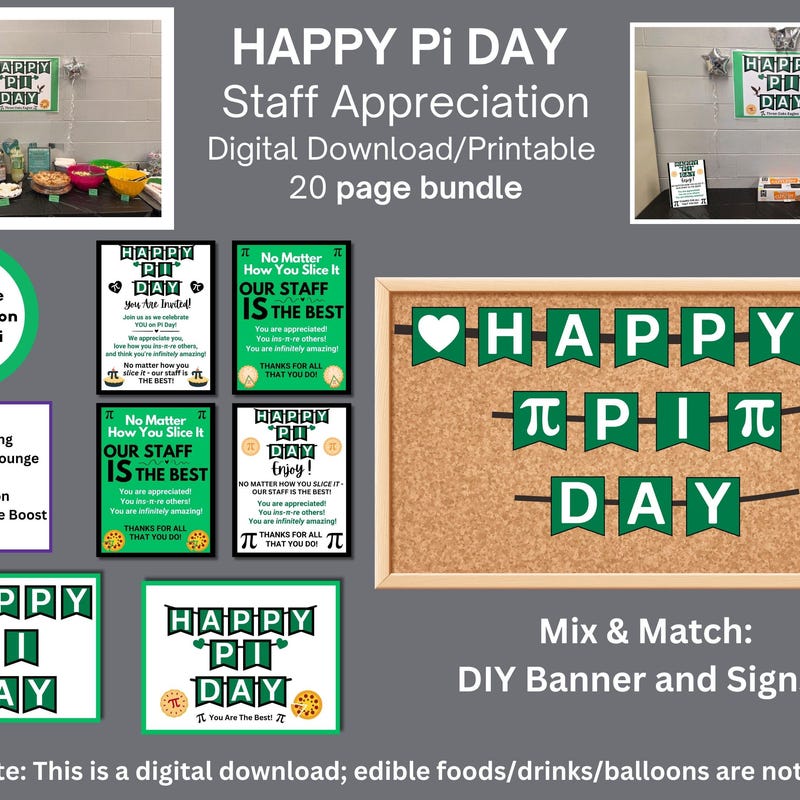 Pi Day Decorations - Etsy