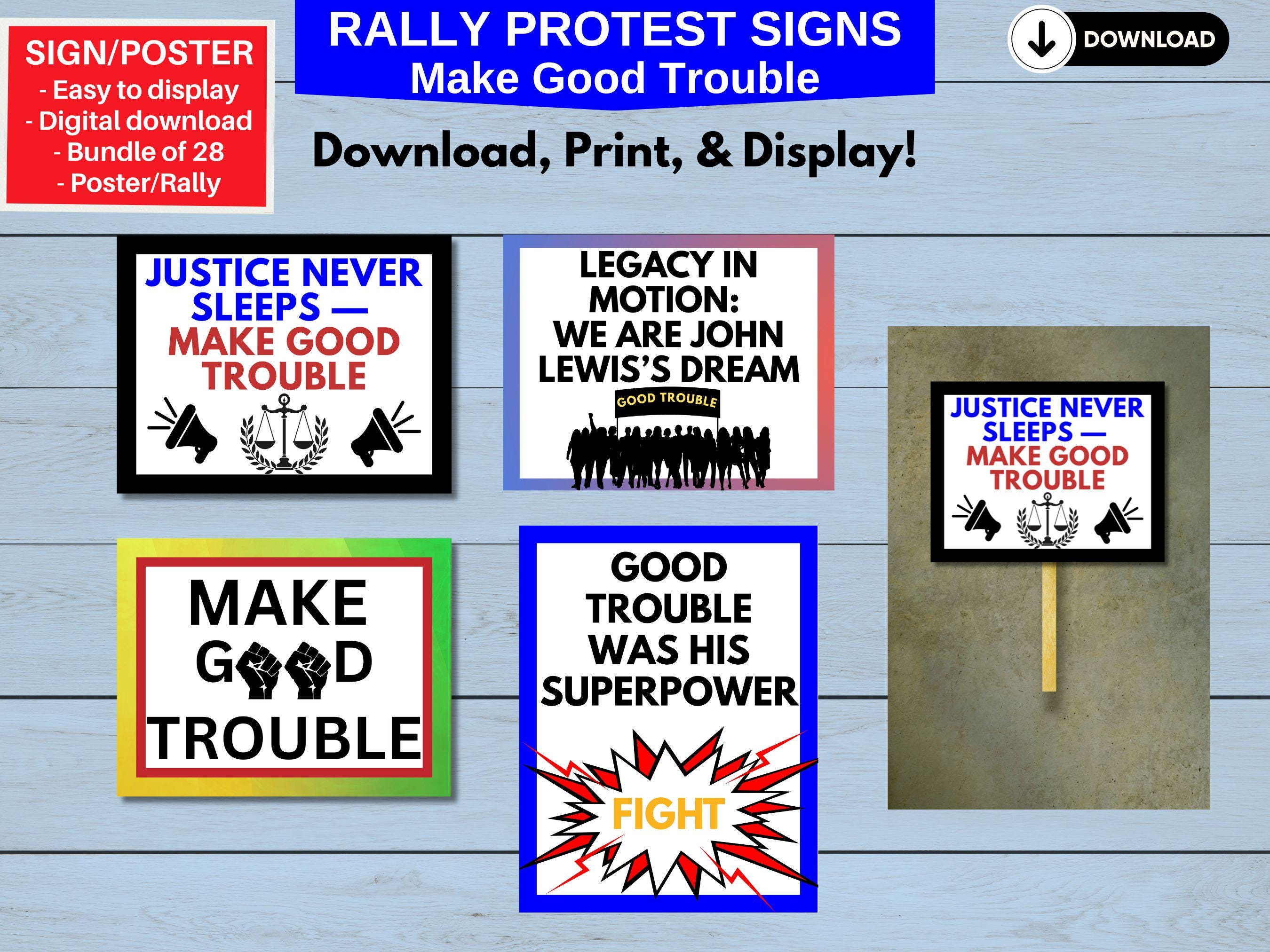 Rebellion Protest Signs For Good