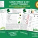 Saint Patrick's Day Activity Bundle, Word Scramble, Scattergories, A to ...