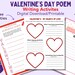 Valentine's Writing Pack: Acrostic Poem, Hearts of Love, & Expressive ...