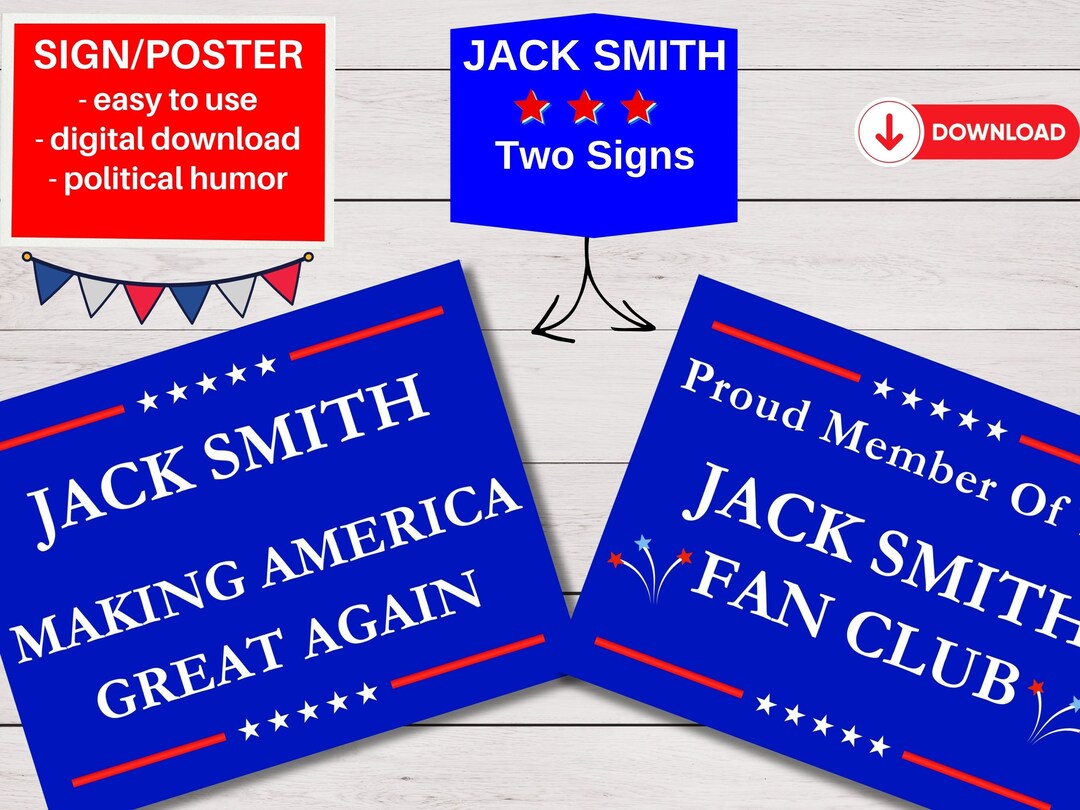 Jack Smith Make America Great Again, Fan Club, Political Humor ...