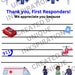 First Responder Thank You Notes - Instant Download & Print, Police, EMS ...
