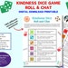 Kindness Dice Game, Conversation Starters, Roll and Play, Group/class ...