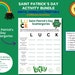 Saint Patrick's Day Activity Bundle, Word Scramble, Scattergories, A to ...