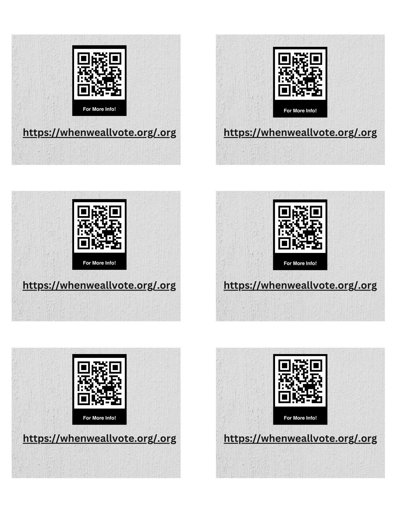 Jack and Jill of America Custom Voting QR Code Order for Treat Bags - Etsy