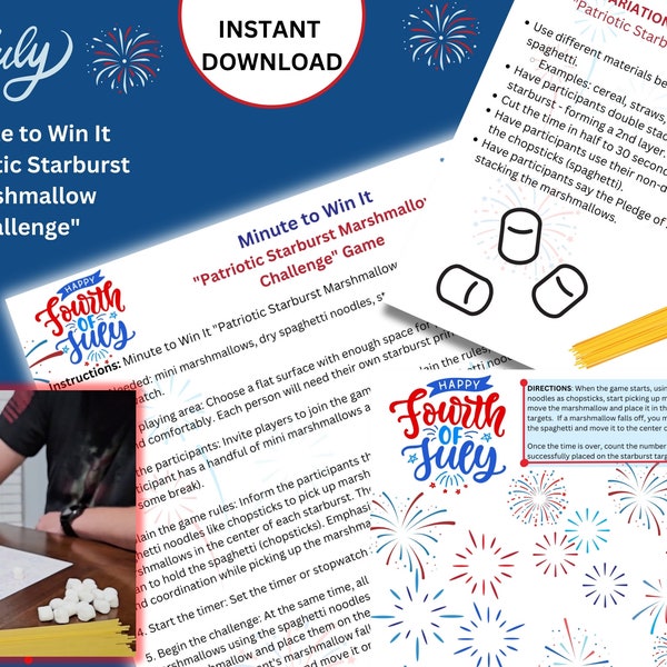 Minute to Win It - Etsy